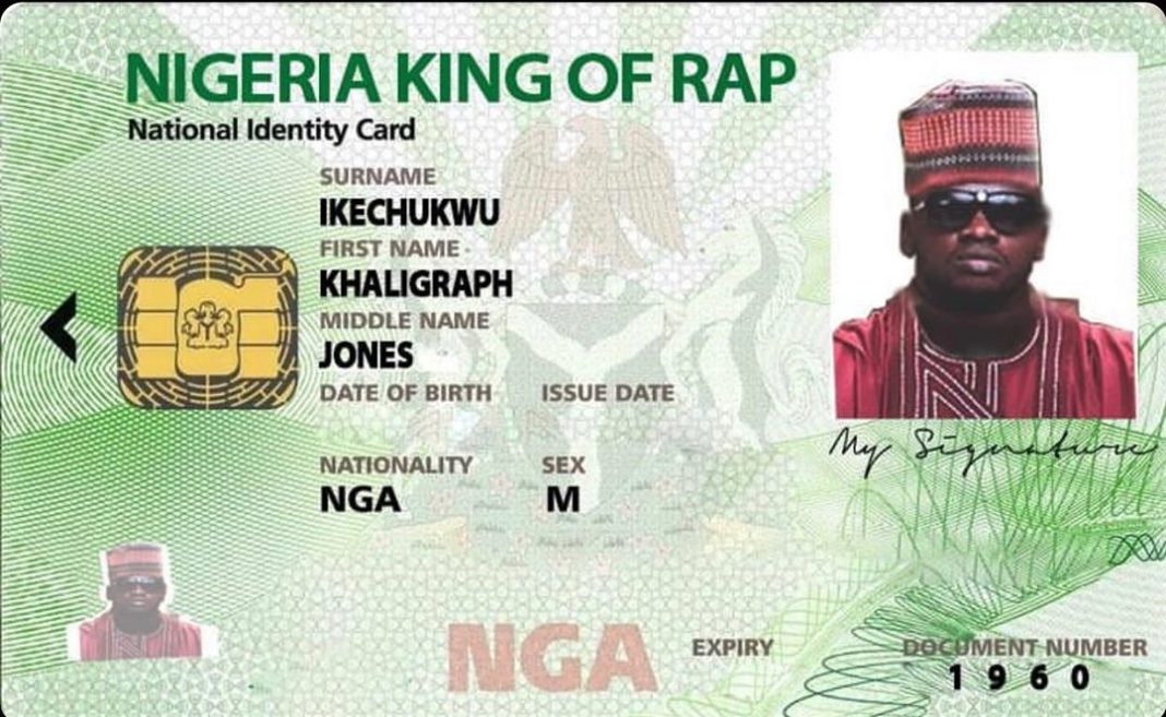 "Best Rapper In Nigeria"- Khaligraph Jones Gets 'Nigerian National ID ...
